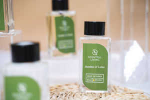 Scentful Living. 85ml Diffuser. Bamboo & Lotus – BC Scent Studio